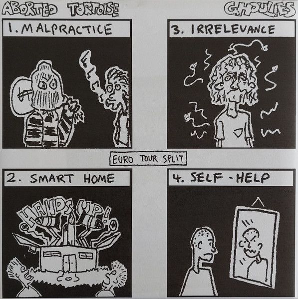 ABORTED TORTOISE / GHOULIES - Euro tour split 7" – Strangeworld Records